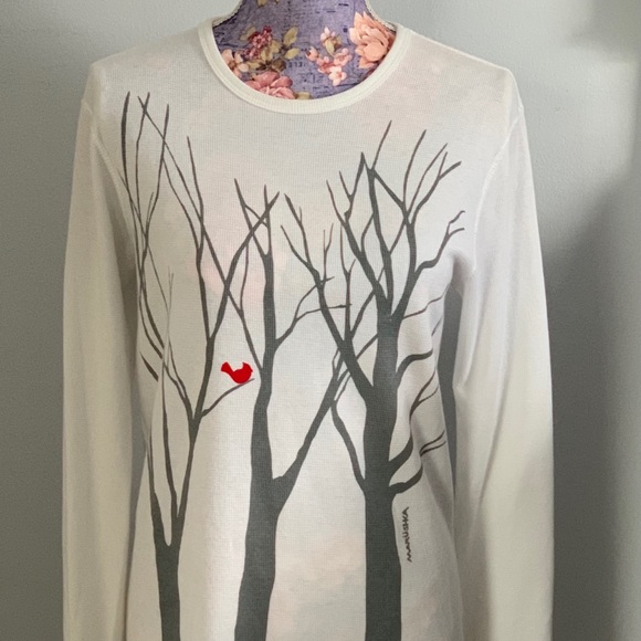 Marushka | Tops | Sold Marushka Thermal Accent Henley Shirt | Poshmark